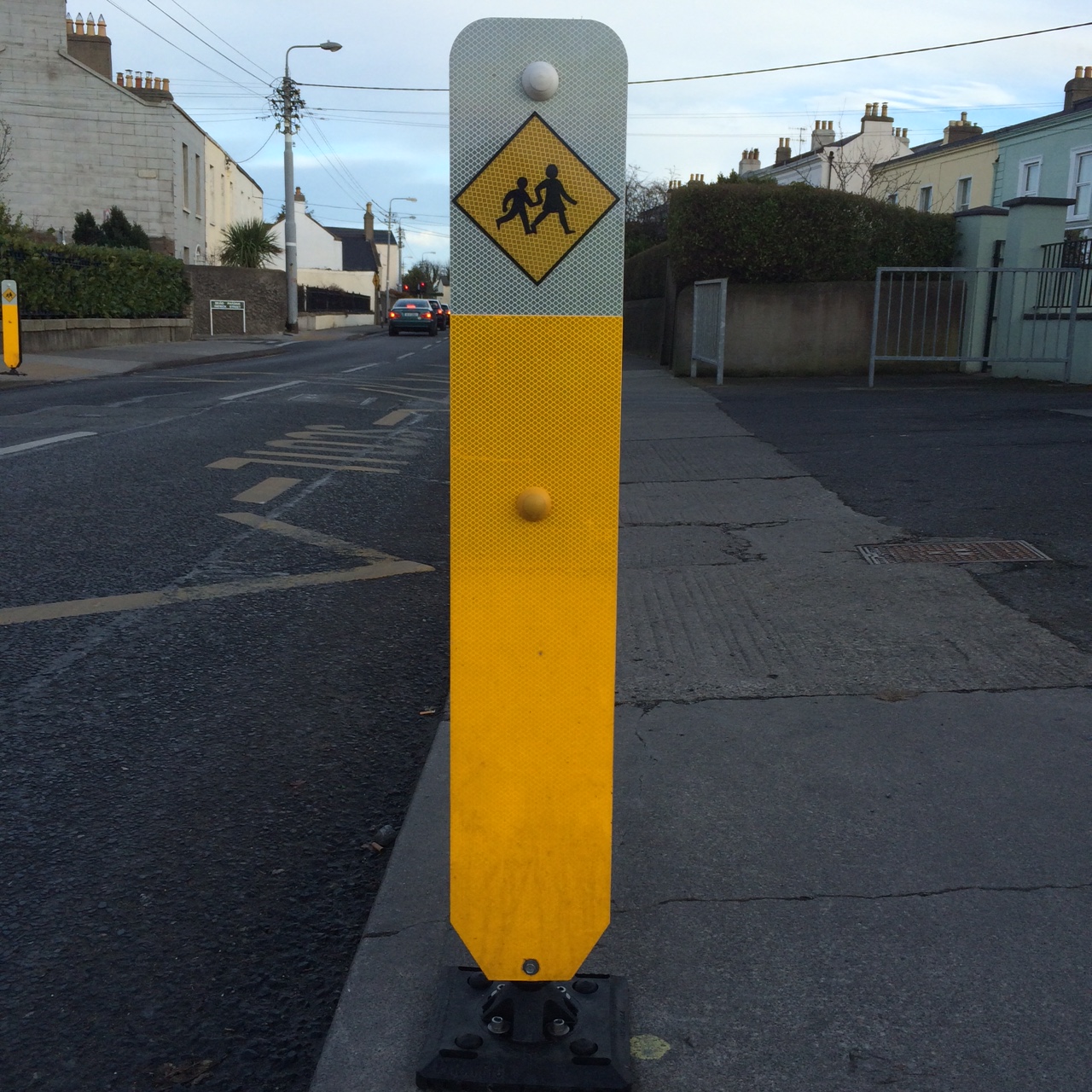 Narrow Hazard Marker Bollards - PWS Signs