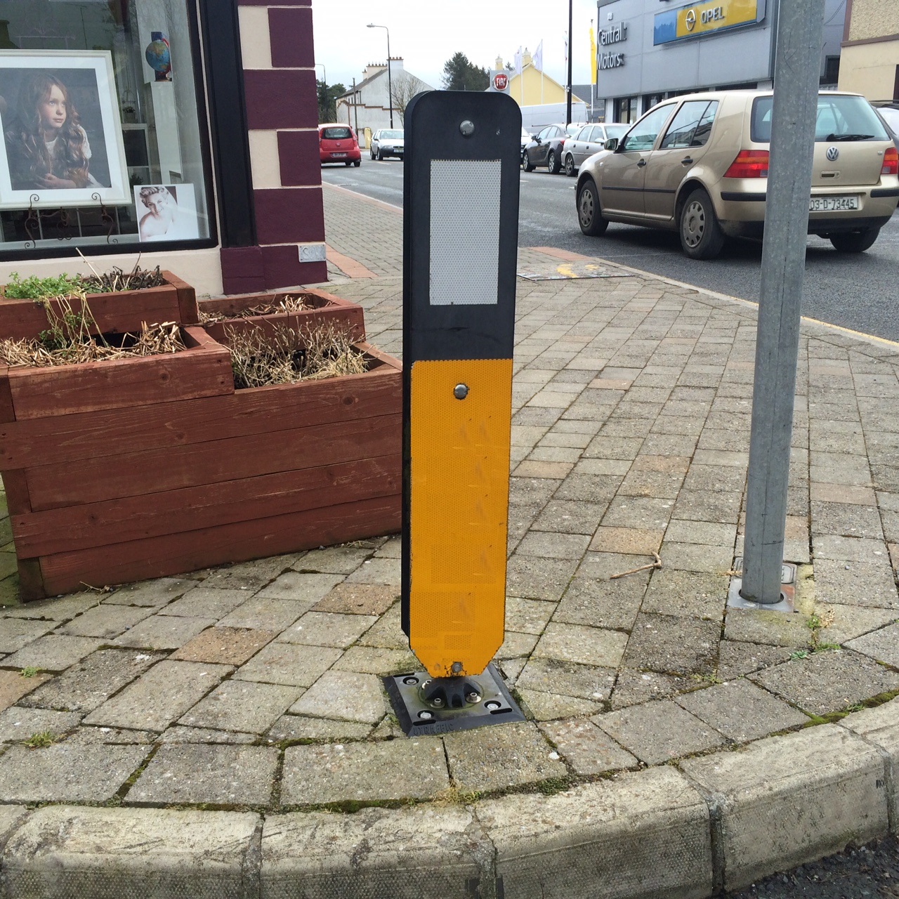 Narrow Hazard Marker Bollards - PWS Signs